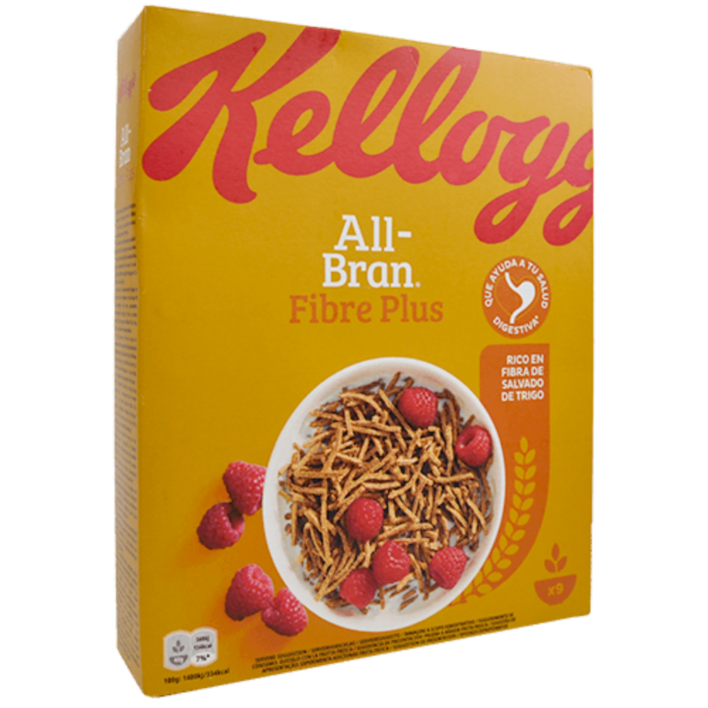 Comprar Cereales all-bran plus Kellogg's en bonÀrea online | Directo ...