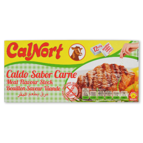Comprar Caldo de carne Calnort 12 u. en bonÀrea online | Directo del campo